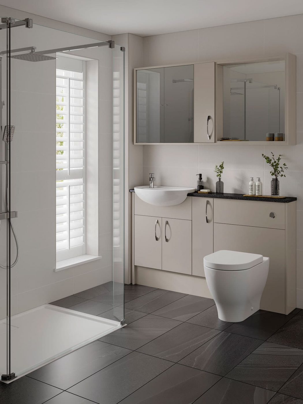 Esprit Cashmere Matt with Vitra S50 | Fitted Kitchen - Avanti West Midlands